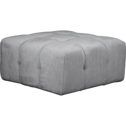 Home Affaire Polsterhocker &raquo;APERIRE Sitzhocker mit Steppung, Ma&szlig;e B/T/H: 76/76/41 cm&laquo; passend zur Serie, hoher Sitzkomfort und modernes Design grau 