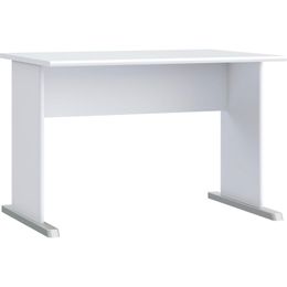 FORTE Schreibtisch &raquo;Tempra&laquo; Breite 108 cm wei&szlig; B/H/T: 108cm x 72cm x 72cm