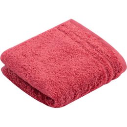 Vossen Gaestehandtuecher &raquo;Vienna Style Supersoft&laquo; im Set, supersoft Baumwolle rot Walkfrottee, Baumwolle B/L: 30cmx50cm, 3 Stk., 3 G&auml;stehandt&uuml;cher (30x50cm),
