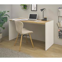 Home Affaire Schreibtisch &raquo;CiTY/GiRON&laquo; moderner Computertisch, wohnliches Home Office, Breite 80 oder 143 cm wei&szlig; B/H/T: 138cm x 76,2cm x 60cm