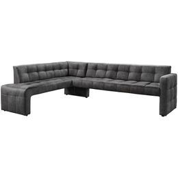 exxpo - sofa fashion Essbank &raquo;Barista, bequem und elegant, hohe Bodenfreiheit&laquo; Eckbank Barista bequem und elegant, hochwertige Detailverarbeitung grau