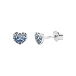 Tom Tailor Damen Tom Tailor Paar Ohrstecker &raquo;Schmuck Geschenk Silber 925 Herz&laquo; mit Zirkonia (synth.) Silber 925 (Sterlingsilber)