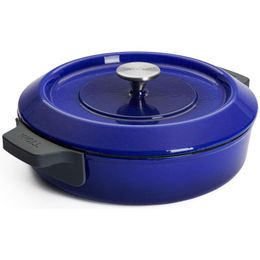 Woll Kasserolle &raquo;Iron&laquo; 1 Stk. tlg. Gusseisen blau 3,7 l + &Oslash; 28cm + H&ouml;he 7cm