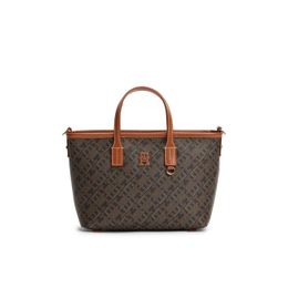 Tommy Hilfiger Damen Tragetasche &raquo;TH MONOPLAY MINI TOTE LE&laquo; Damen Handtasche, Umh&auml;ngetasche, Schultertasche mit TH-Allover-Druck B/H/T: 27cm x 17cm x 