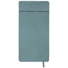 Dyckhoff Handtuch &raquo;Mikrofaser Sporttuch Struktur&laquo; Mit &Uuml;berst&uuml;lpkapuze, Schnelltrocknend, Leicht, Rei&szlig;verschlusstasche gr&uuml;n Microfaser, Mikrofaser B/L: 