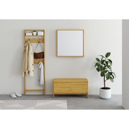 OTTO home Garderoben-Set &raquo;Luven&laquo; Set, 3 Stk. tlg. beige Massivholz Einheitsgr&ouml;&szlig;e
