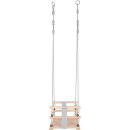 Small Foot Babyschaukelsitz &raquo;Skandi&laquo; grau Kunststoff, Massivholz bis 100 kg