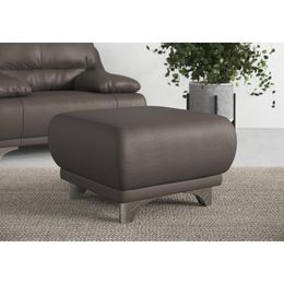 COTTA Hocker &raquo;Maranello&laquo; 1 Stk. tlg. braun 100% Echtleder B/H/T: 66cm x 43cm x 66cm, Leder PAMPAS