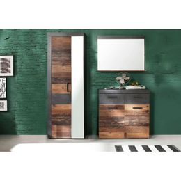 Home Affaire Garderoben-Set &raquo;Ilana&laquo; Set, 3 Stk. tlg. braun Einheitsgr&ouml;&szlig;e