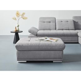 COTTA Hocker &raquo;Holiday&laquo; 1 Stk. tlg. grau 100% Polyester B/H/T: 112cm x 46cm x 72cm, Struktur soft