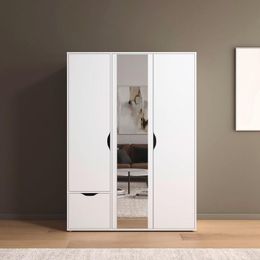 Rauch Dreht&uuml;renschrank &raquo;Kleiderschrank Schrank Garderobe W&auml;scheschrank NARAI mit Schubladen&laquo; in 3 verschiedenen Ausstattungen BASIC/CLASSIC/PREMIUM, 