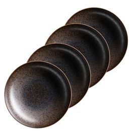 M&auml;ser M&Auml;SER Pastateller &raquo;POWERFUL, Pastateller Set, Porzellan&laquo; Teller Set braun Porzellan 24cm