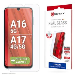 Displex Displayschutzglas &raquo;Real Glass Screen Protector&laquo; f&uuml;r Samsung Galaxy A16 5G;Samsung Galaxy A17 Displayschutzfolie, Schutzfolie, Bildschirmschutz, kratz-