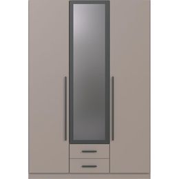 wimex Kleiderschrank &raquo;Marburg erh&auml;ltlich in den Breiten 135cm & 180cm&laquo; inkl. Spiegel und zwei Schubladen beige Holzwerkstoff Saharagrau, B/H/T: 135cm x 