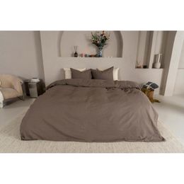 Kayori Bettw&auml;sche &raquo;Kai&laquo; 2 Stk. 100% Baumwoll-Renforc&eacute; grau Renforc&eacute;, Obermaterial: 100% Baumwolle B/L: 135cm x 200cm, 1 Stk., 1 Stk., Renforc&eacute;, B/L: 