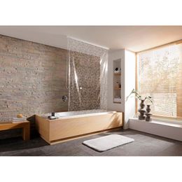 Kleine Wolke Duschrollo &raquo;Duschrollo Clear f&uuml;r Leerkassette&laquo; Breite 128 cm transparent Kunststoff B/H: 128cm x 240cm