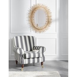 Home Affaire Sessel &raquo;Rennes&laquo; in Samtoptik oder Baumwoll-Mix grau Baumwollmix (50% Baumwolle, 50% Polyester);Samtoptik (100% Polyester) Baumwollmix, 