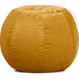 MAGMA Sitzsack &raquo;Plump MARLA&laquo; 1 Stk. tlg. gelb Bezug: 100% Polyester B/H/T: 75cm x 50cm