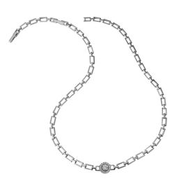 Firetti Damen Gliederkette &raquo;Schmuck Geschenk Silber 925 Halsschmuck Halskette&laquo; mit Zirkonia (synth.) silber Silber 925 (Sterlingsilber), L: 45 B: 