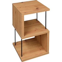 M&auml;usbacher Standregal &raquo;Sticks Regale&laquo; Breite 33 cm braun Holzwerkstoff B/H/T: 33cm x 65cm x 33cm, 2 Stk. offenes Fach