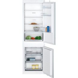 Constructa Einbauk&uuml;hlgefrierkombination &raquo;CK786NSE0&laquo; 177,2 cm hoch 54,1 cm breit silber Super Gefrieren mit Eingefrierautomatik