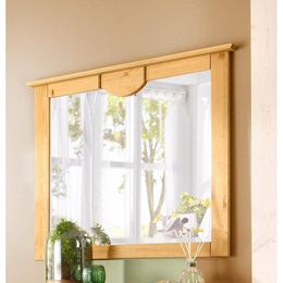 OTTO home Spiegel &raquo;Klera&laquo; Breite 81 cm, aus massiver Kiefer, FSC -zertifiziert braun Glas B/H/T: 81cm x 81cm x 5cm