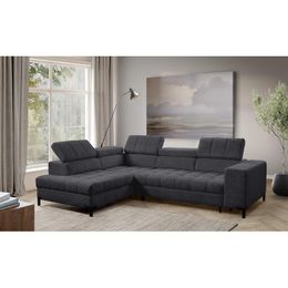 exxpo - sofa fashion Ecksofa &raquo;Bocco, hochwertige Verarbeitung, toller Sitzkomfort, bequem, L-Form&laquo; wahlweise mit Bettfunktion u. Bettkasten, inkl. 