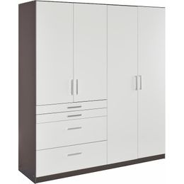 Rauch Dreht&uuml;renschrank &raquo;Kleiderschrank Schrank Garderobe Garderobenschrank HOMBURG&laquo; mit viel Stauraum, oberer Schubkasten mit Einteilung MADE IN 