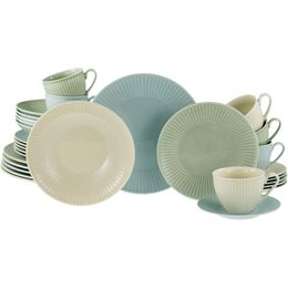 Creatable Kombiservice &raquo;Valencia Pastell, Kombi-Service 30-tlg&laquo; Elegant, Boho Chic bunt Porzellan 30 Stk.