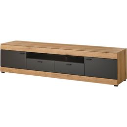Home Affaire Lowboard &raquo;Soleto, moderner TV-Schrank, Kommode, TV-Unterschrank&laquo; zeitlos, schwarze Griffe aus Metall, ausreichend Stauraum B/H/T: 200cm x