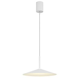 Globo LIGHTING H&auml;ngeleuchte &raquo;LAMPONE&laquo; LED-Modul 1 Stk. Warmwei&szlig; H&auml;ngeleuchte, Opalglas, Soft-Lift, LED 18W wei&szlig; 1, &Oslash; 47,5cm H: 150cm, 1 Stk.