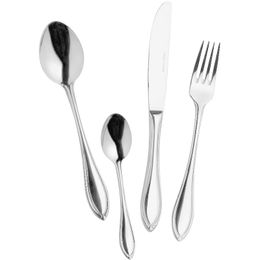 Mulex Besteck-Set &raquo;Boston&laquo; sp&uuml;lmaschinengeeignet silber Edelstahl 18/0 30 tlg.