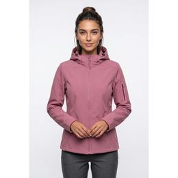 McKINLEY Damen McKINLEY Outdoorjacke &raquo;Da.-Jacke Kadino II W&laquo; mit Kapuze mit abnehmbarer Kapuze, wasserabweisend, winddicht, atmungsaktiv rosa 40
