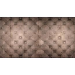 ARCHITECTS PAPER Fototapete &raquo;Atelier 47 Cushion Artwork 1&laquo; Lederoptik glatt Vlies, Wand, Schr&auml;ge, Decke braun Vlies B/L: 5m x 2,7m