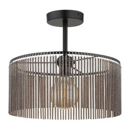 NOWA Deckenleuchte &raquo;LEEDS&laquo; E27 1 Stk. Deckenlampe, Dekor, Wohnzimmer, Esszimmer schwarz 1, &Oslash; 35cm H: 32cm, 1 Stk.