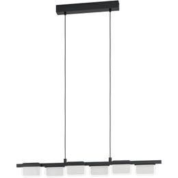 Eglo H&auml;ngeleuchte &raquo;ERVIDEL&laquo; LED-Modul 1 Stk. Warmwei&szlig; H&auml;ngeleuchte in schwarz aus Stahl - 4,5W - Warmwei&szlig; schwarz H: 110cm, 1 Stk.