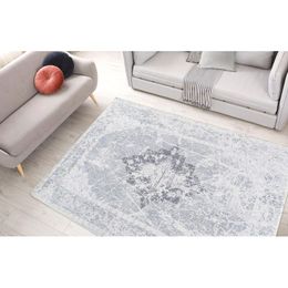 Arte Espina Teppich &raquo;Prayer 100&laquo; rechteckig 5 mm H&ouml;he grau Polyester B : 160cm 1 Stk., 5mm, L: 230cm