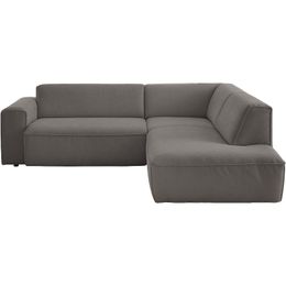 Die PlanBar Ecksofa &raquo;MP-IN24083&laquo; SoftSitz-Kaltschaumpolsterung, wahlweise mit motorischer Vorziehbank 100% Polyester B/H/T: 254cm x 75cm x 227cm, 
