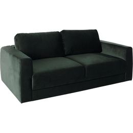 OTTO home 2-Sitzer &raquo;Hobro&laquo; in 3 Bezugsqualit&auml;ten in vielen Farben gr&uuml;n Luxus-Microfaser Lederoptik (100% Polyester);Struktur grob (100% Polyester);