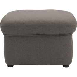 DOMO collection Hocker &raquo;Faenza&laquo; DOMO collection Hocker, in gro&szlig;er Farbvielfalt grau 100% Polyester B/H/T: 60cm x 41cm x 60cm, Feinstruktur