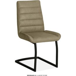 OMG Design Esszimmerstuhl &raquo;Brisbane&laquo; (Set) 2 Stk.Esszimmerstuhl, pflegeleichter Bezug beige Polyester B/H/T: 51cm x 94,5cm x 61cm, 2 Stk., Stoff 