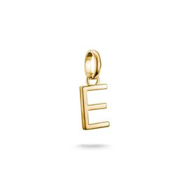 Thomas Sabo Damen Thomas Sabo Charm Buchstabe &raquo;Charm Alphabet/Buchstabe - Connect&laquo; gold E
