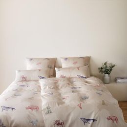 Elegante Bettw&auml;sche &raquo;Explorer&laquo; 2 angenehmes Hautgef&uuml;hl Mako-Satin, Obermaterial: 100% Baumwolle B/L: 135cm x 200cm, 1 Stk., 1 Stk., Mako-Satin, B/L: 80cm x 