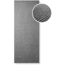 Wecon Home Teppich &raquo;Buhai&laquo; rechteckig 3 mm H&ouml;he ultraflacher Schmutzfangl&auml;ufer, rutschfest, waschbar, wetterfest grau Polyester B : 80cm 1 Stk., 3mm, 