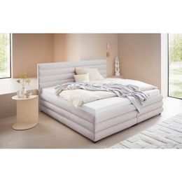LeGer Home by Lena Gercke Polsterbett &raquo;Maylis&laquo; wahlweise mit und ohne Matratze und Lattenrost, auch in 200cm Breite beige 100% Polyester Liegefl&auml;che 