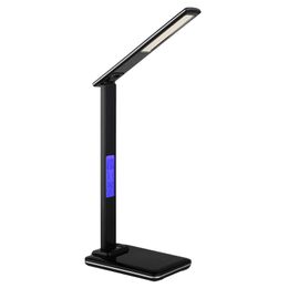 Hanseatic LED Tischleuchte &raquo;TL-CCT&laquo; LED-Modul 1 Stk. warmwei&szlig; - kaltwei&szlig; Schreibtischleuchte, Office Lampe, CCT, Timer, Uhr schwarz 1, H: 40cm, 1 Stk.
