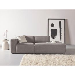 Home Affaire 2-Sitzer &raquo;Noord mit Kedernaht, Breite 227 cm&laquo; Cord, Struktur, Webstoff, mit Wellenunterfederung, Massivholzrahmen grau 94% Polyester; 6% 