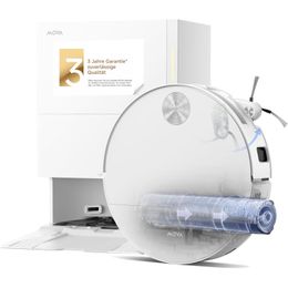 Mova Saugroboter &raquo;S70 Roller, Saugroboter mit 28.000Pa Saugkraft und HydroForce-Wischen,&laquo; MaxiReach-Technologie, CovertSense-Navigation, 90mm Flaches 