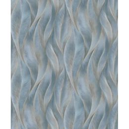 Fashion for walls Vliestapete &raquo;Guido Maria Kretschmer - Fashion for Walls&laquo; GMK, Floral blau Vinyl, Vlies B/L: 0,53m x 10,05m, Rollen: 1