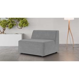 OTTO home Sessel &raquo;Bequemer Sessel Cavan, Ma&szlig;e B/T/H: 90/90/72 cm&laquo; ohne Armlehne, mit Wellenunterfederung, auch in Boucl&eacute; grau 100% Polyester Chenille,
